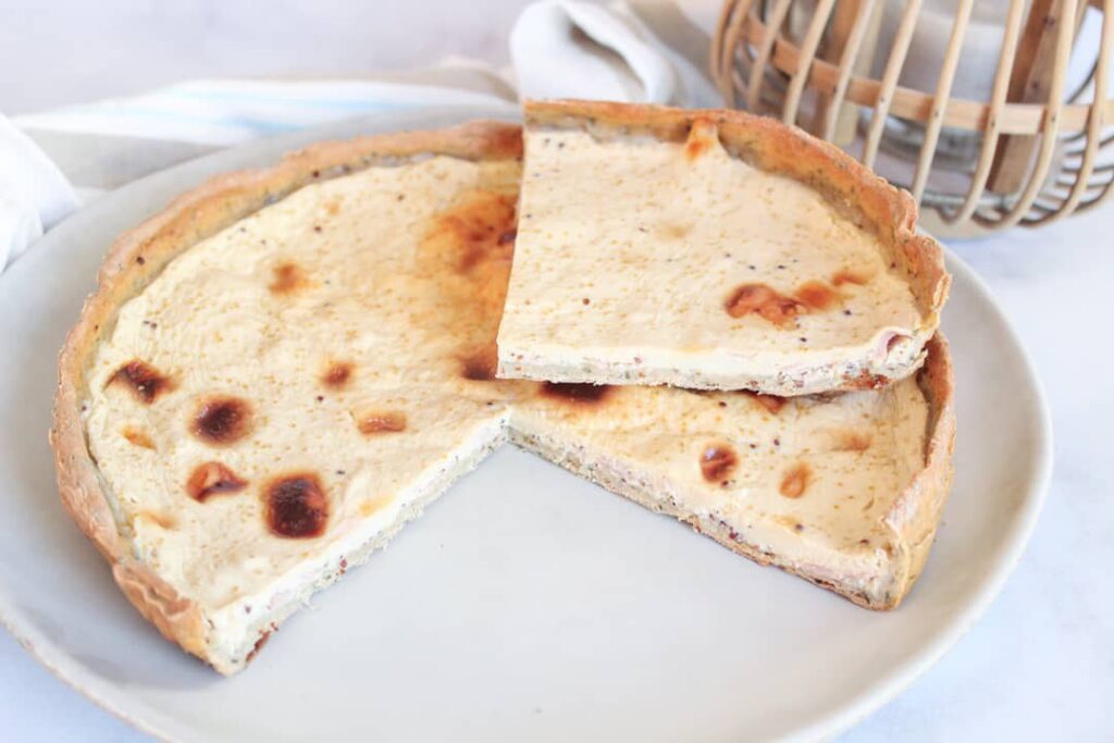 Quiche à la moutarde : recette Chefclub | chefclub.tv