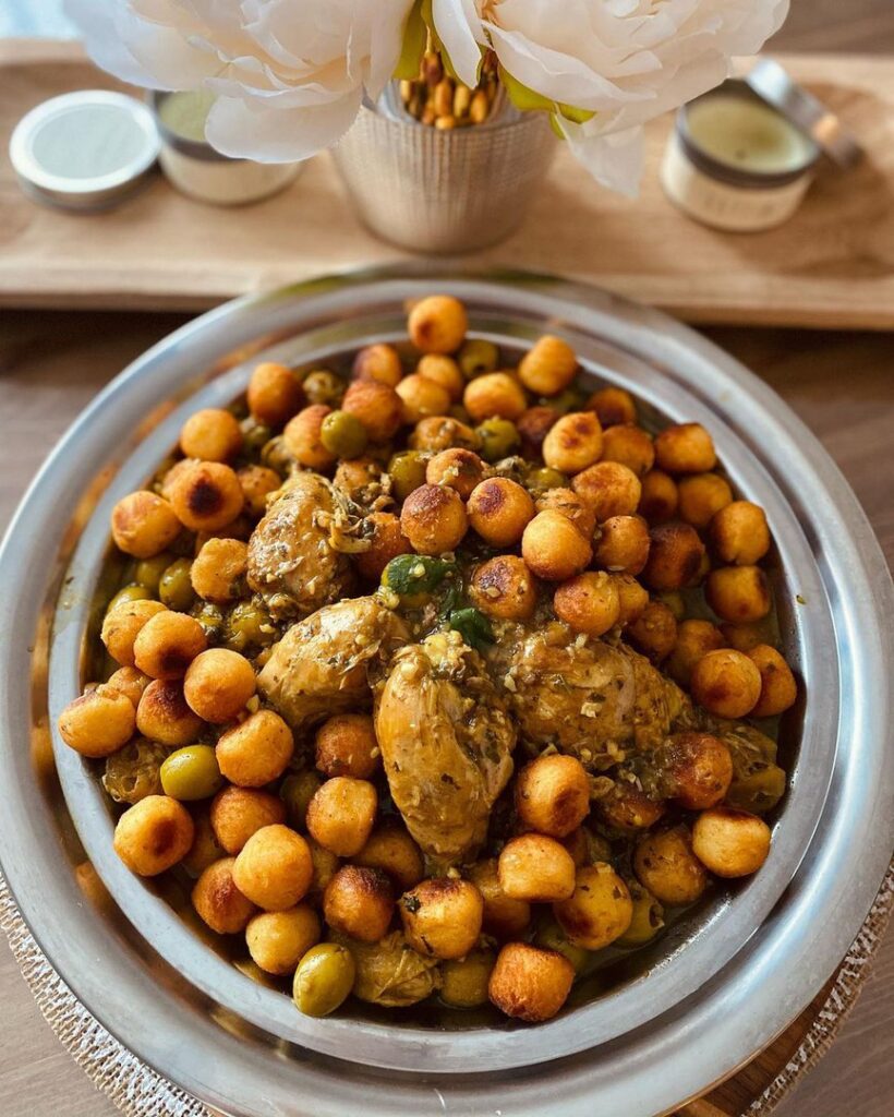 Poulet aux olives : recette Chefclub | chefclub.tv